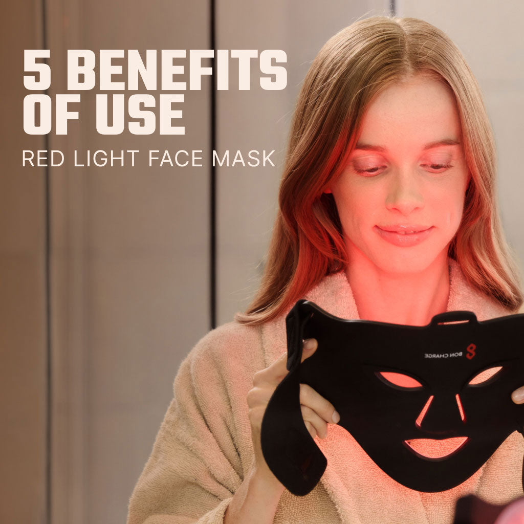 5 Benefits of Using a Red Light Face Mask – Bon Charge